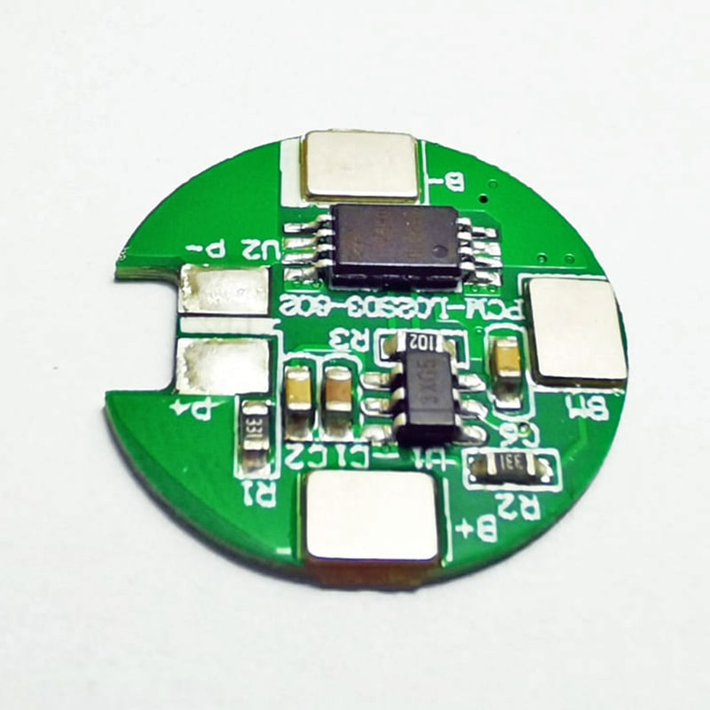 2s 3A Round BMS for 7.2V 7.4V 18650/18500 Li-ion/Lithium/Li-Polymer 6V ...