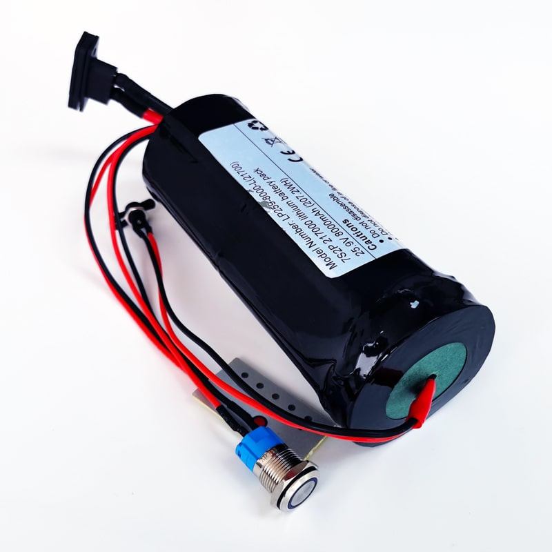 8S2P 18650 18500 28.8V 29.6V 6Ah/6000mAh High rate discharge ...